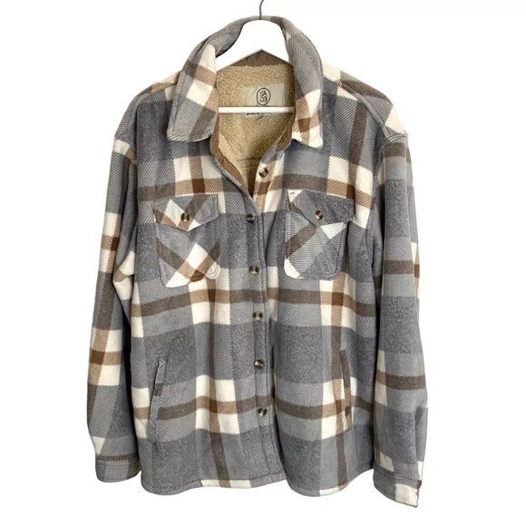 Sage | Jackets & Coats | Sage Womens Plush Shirt Jacket Shacket | Poshmark